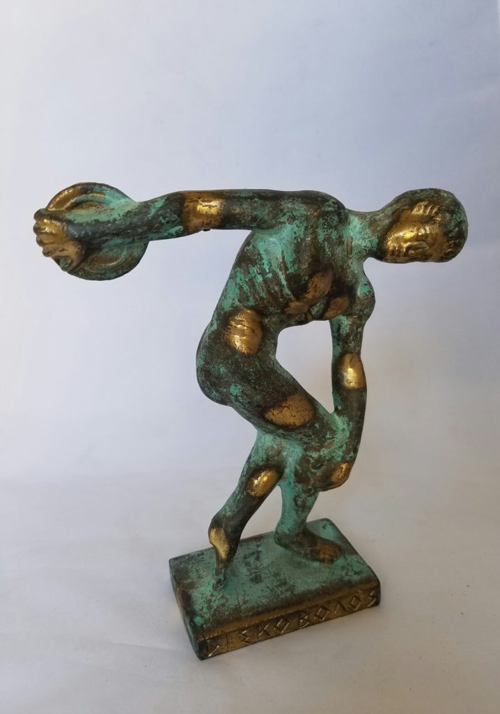 Greek Bronze Discus Statue - Z Fabrique