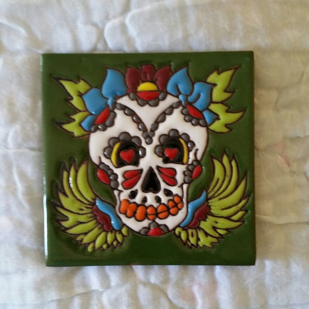 Day of the Dead Tile Sugar Skull - Z Fabrique